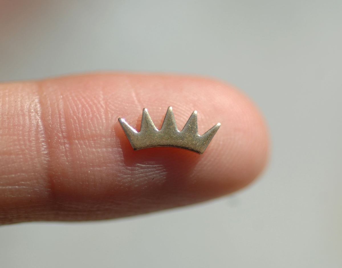 Most Tiny Metal Royal Crown Mini Blanks - Supply Diva