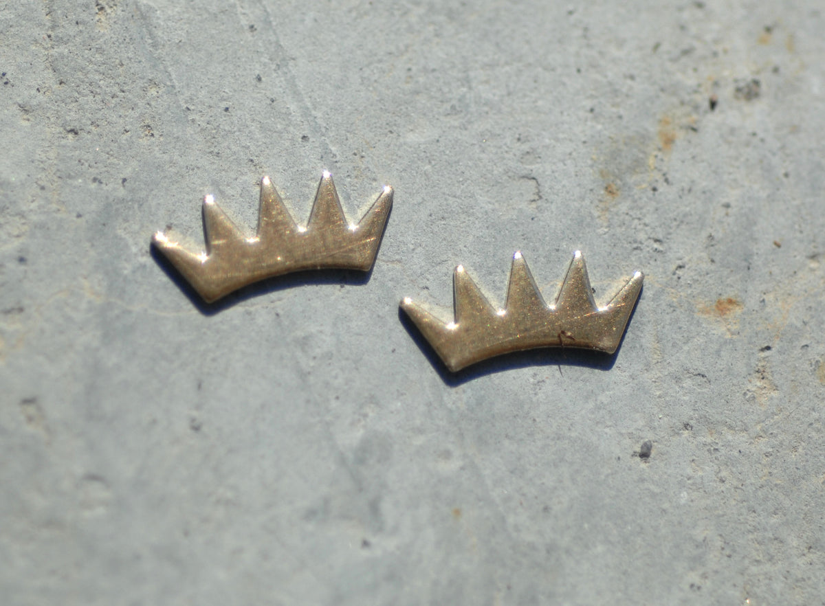 Most Tiny Metal Royal Crown Mini Blanks - Supply Diva