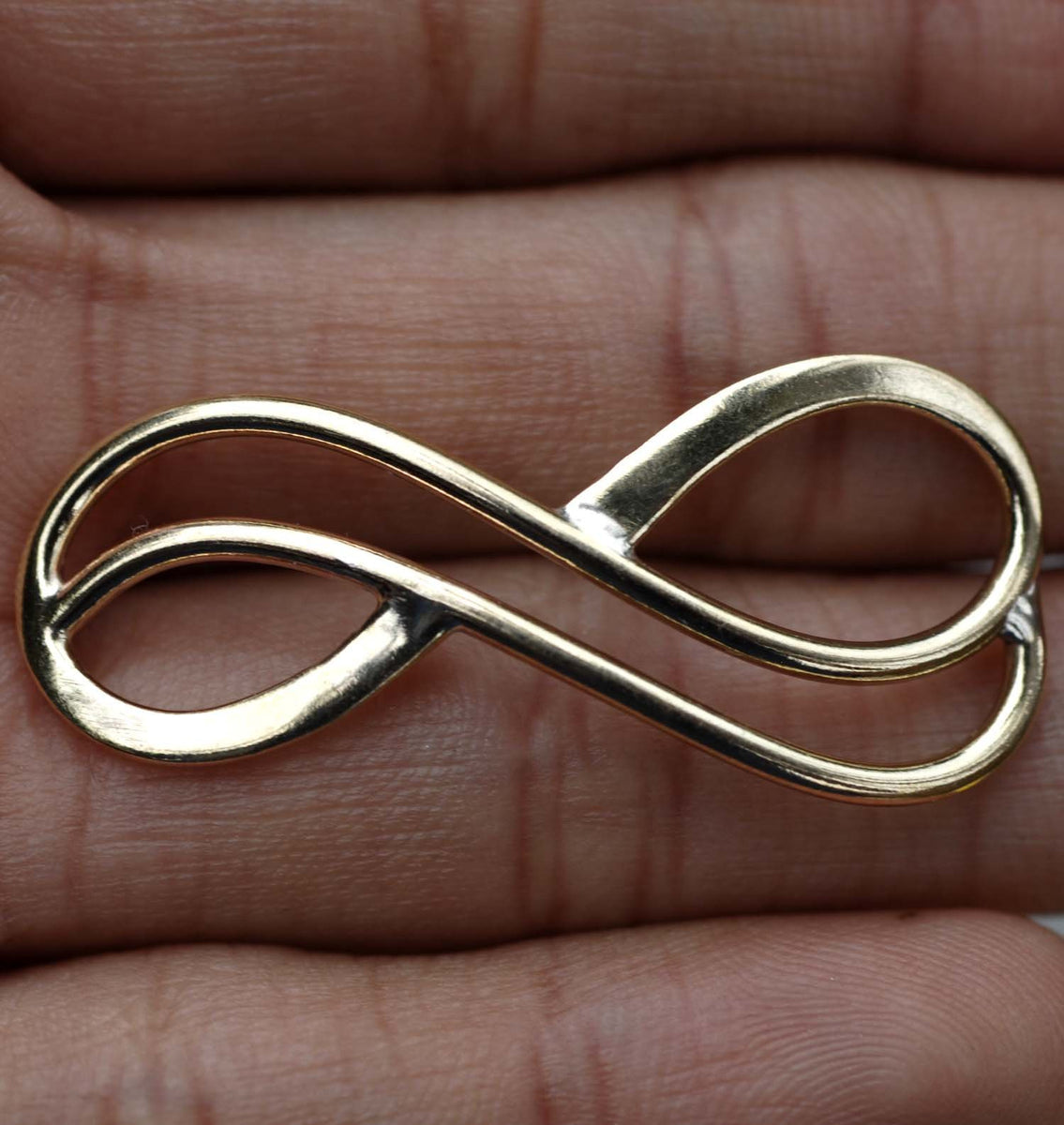 Bronze Handmade Domed Infinity Symbol Centerpiece Focal Point Finding ...