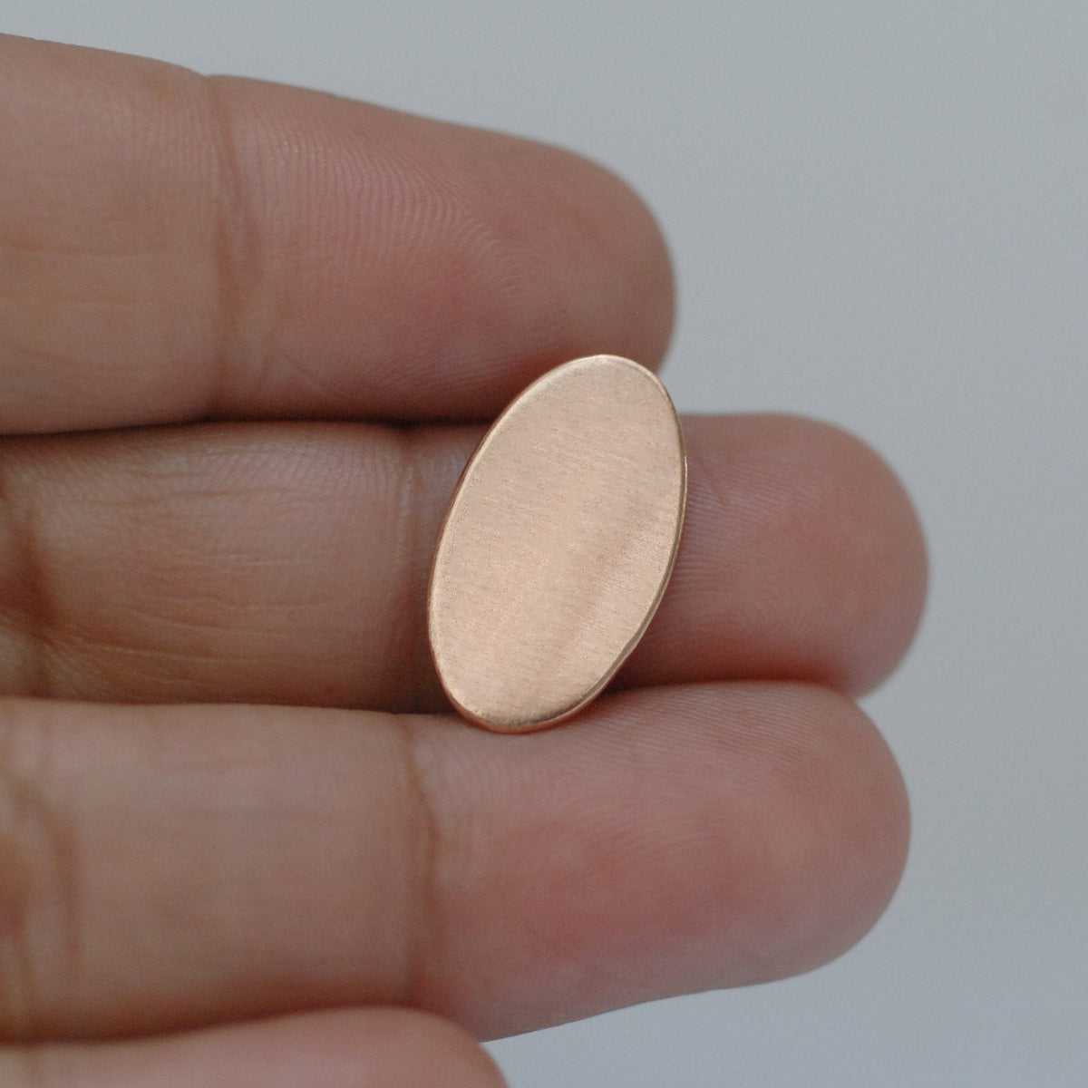 Small oval shapes 10mm x 17mm Metal blanks for making jewelry copper ...