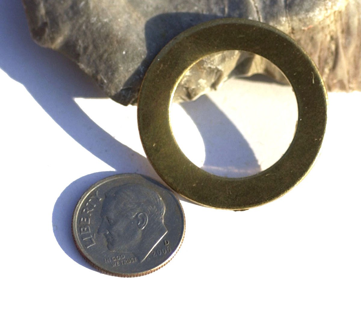 30mm Donut Washer Blank for Metalworking Supplies, Enameling Stamping ...