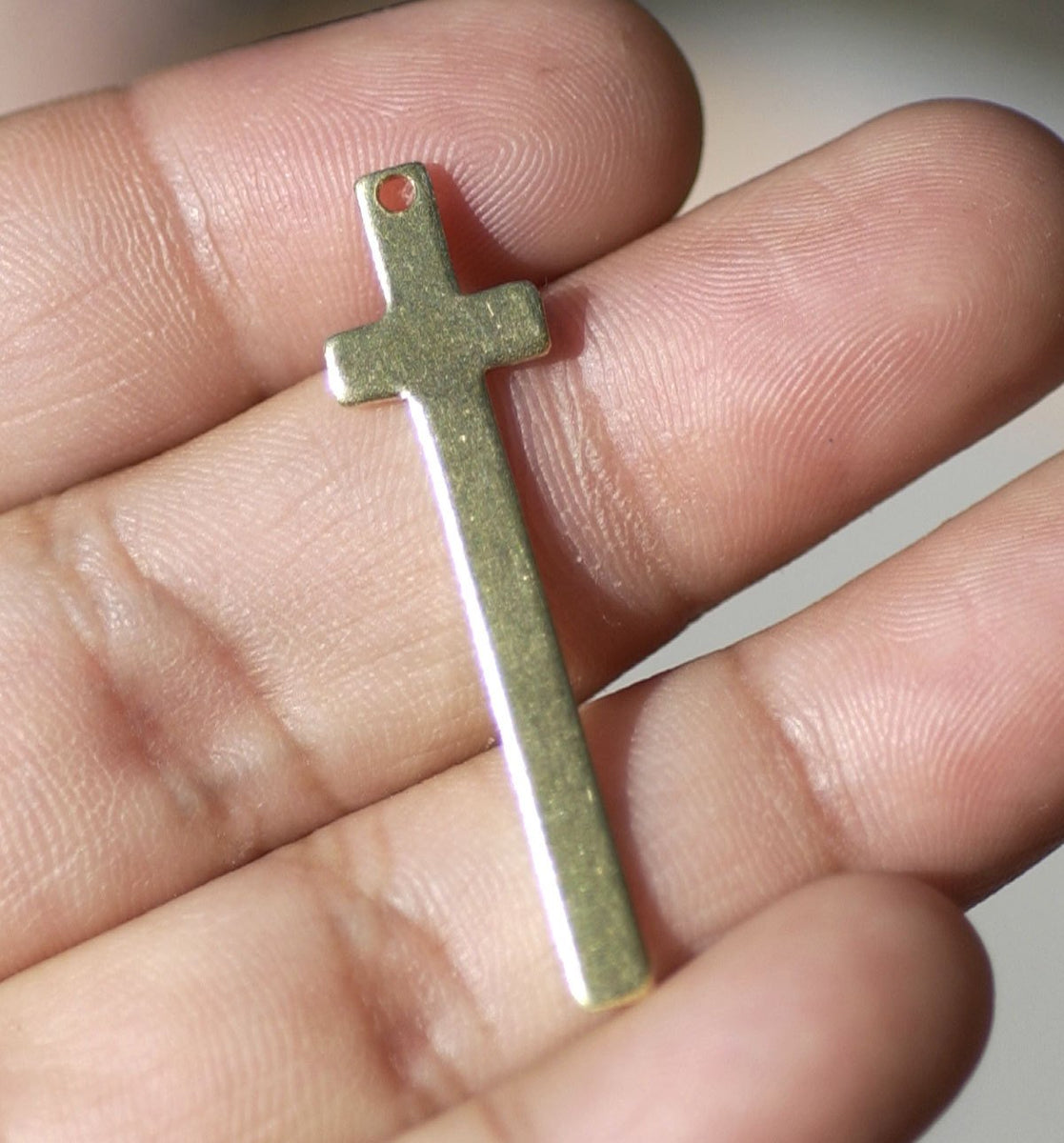 Cross Large Religious 36mm x 9mm with Hole - Supply Diva